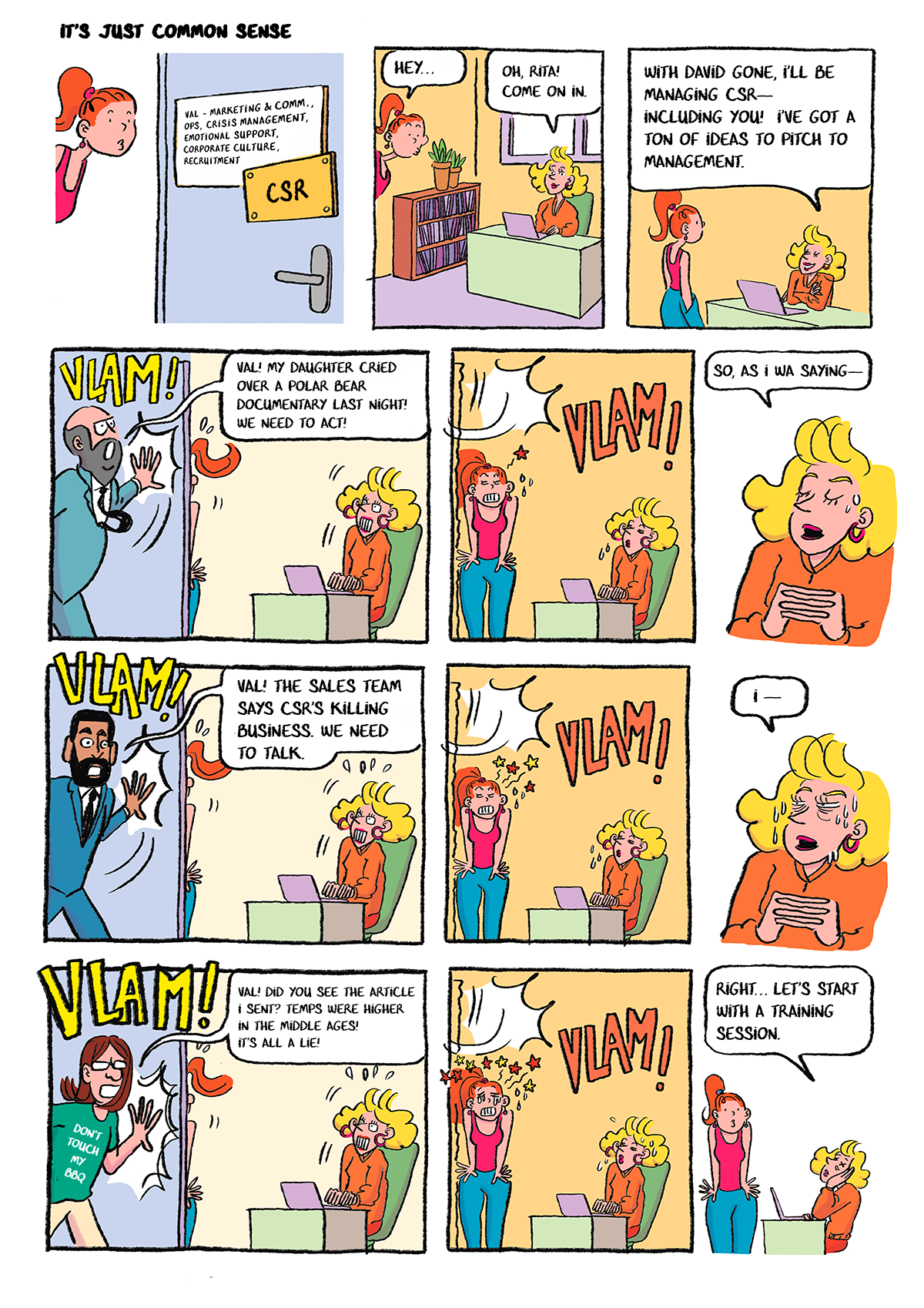 Behind the Scenes, the comic strip that explores CSR with humour and ...